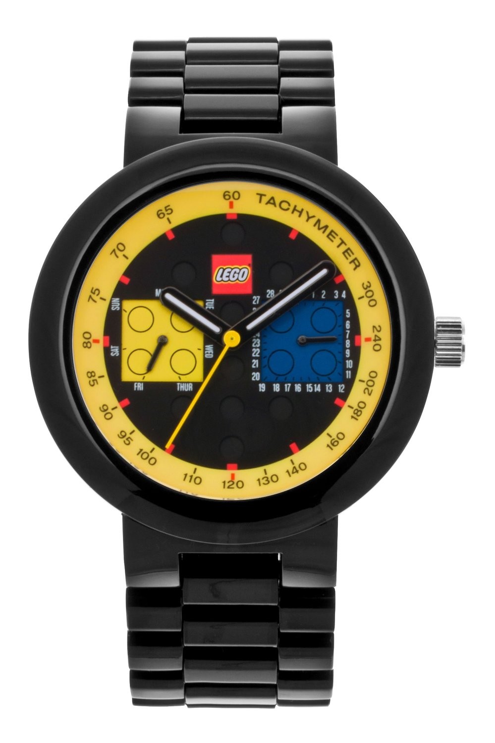 Lego Two by Two Black/Yellow Adult Watch